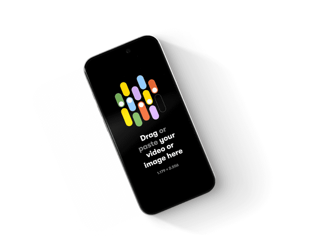 iPhone Tilted Zoom Out | Mockup Video Template